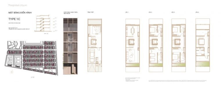 Nhà phố SOHO The Global City - Quận 2