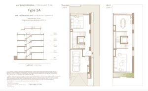 Layout Nhà Phố Soho 2A-2B-2C-2D - The Global City