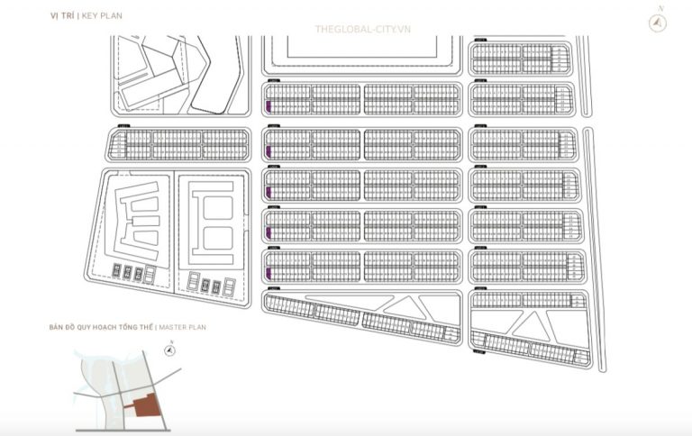 Layout Nhà Phố Soho 3A-3B-3C-D - The Global City