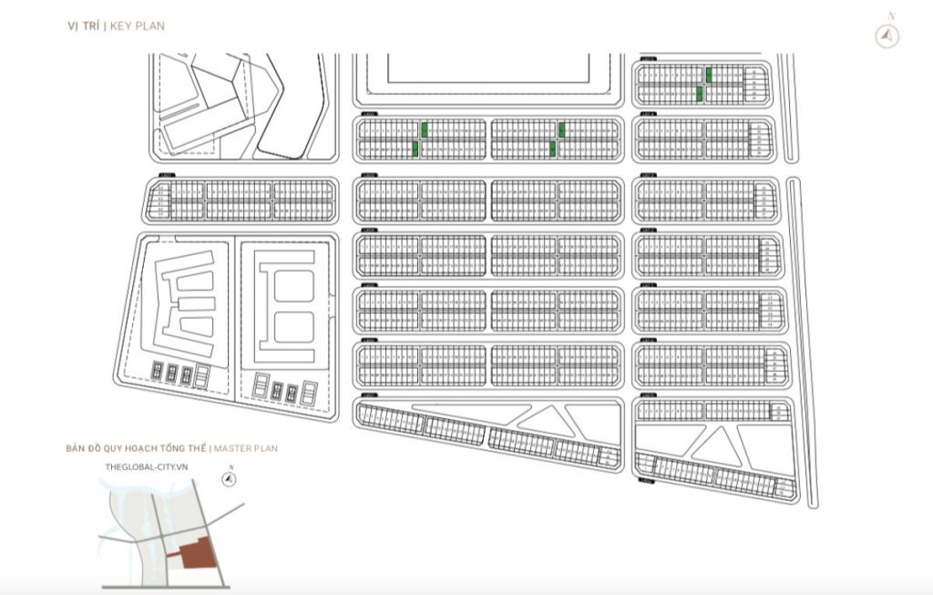Layout Nhà Phố Soho 2A-2B-2C-2D - The Global City